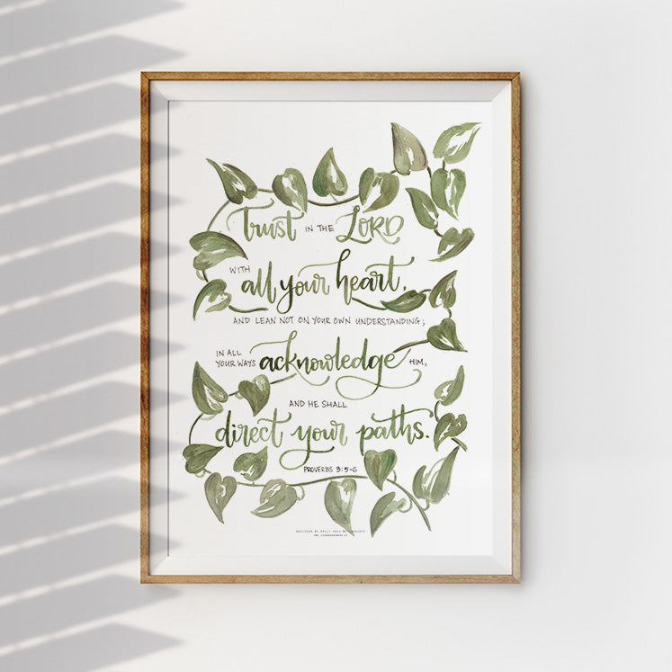 Trust In the Lord | Poster | Studio Seck x TCCo – The Commandment Co
