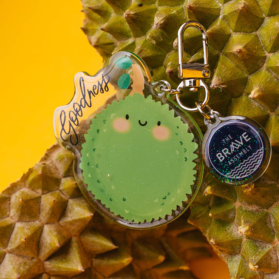 Goodness {Durian} v2 | Acrylic Keychain | The Brave Assembly – The ...