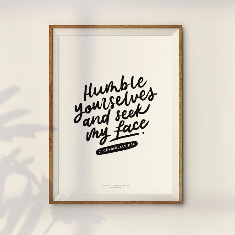 Humble Yourselves | Poster | The Commandment Co – The Commandment Co
