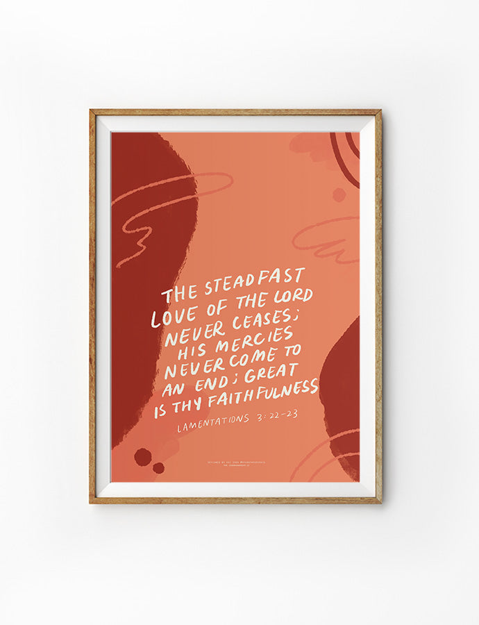Steadfast Love | Poster | The Commandment Co – The Commandment Co