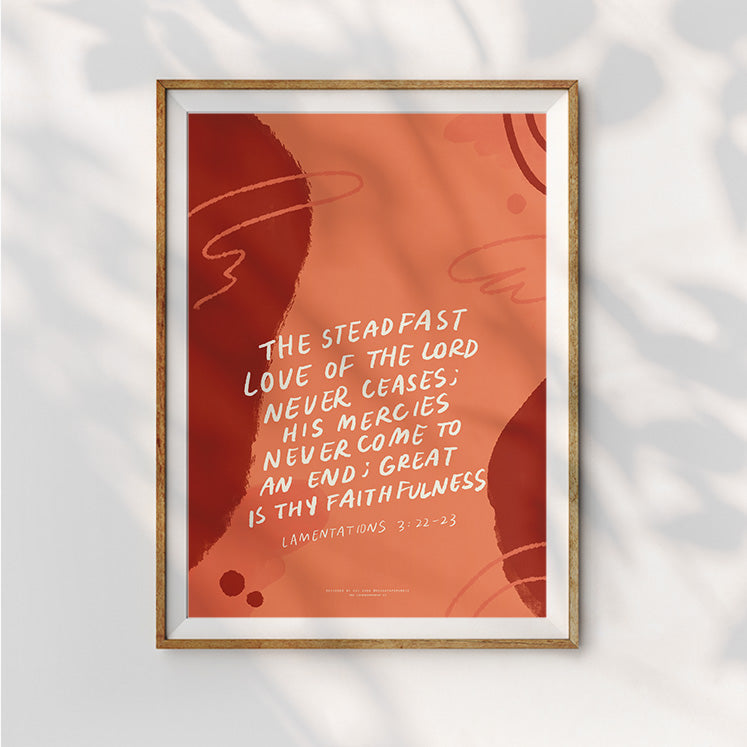Steadfast Love | Poster | The Commandment Co – The Commandment Co
