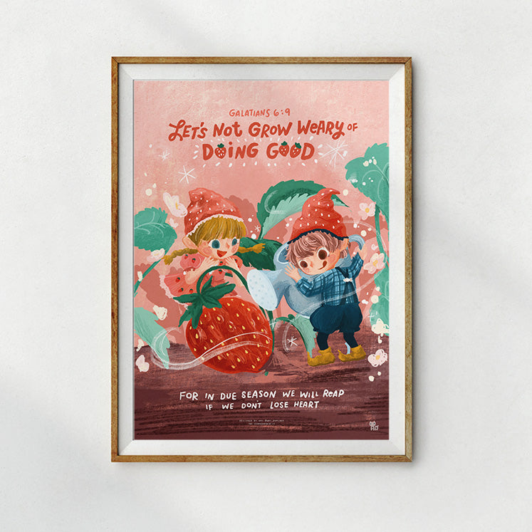 Let's Not Grow Weary In Doing Good | Poster | The Commandment Co – The ...