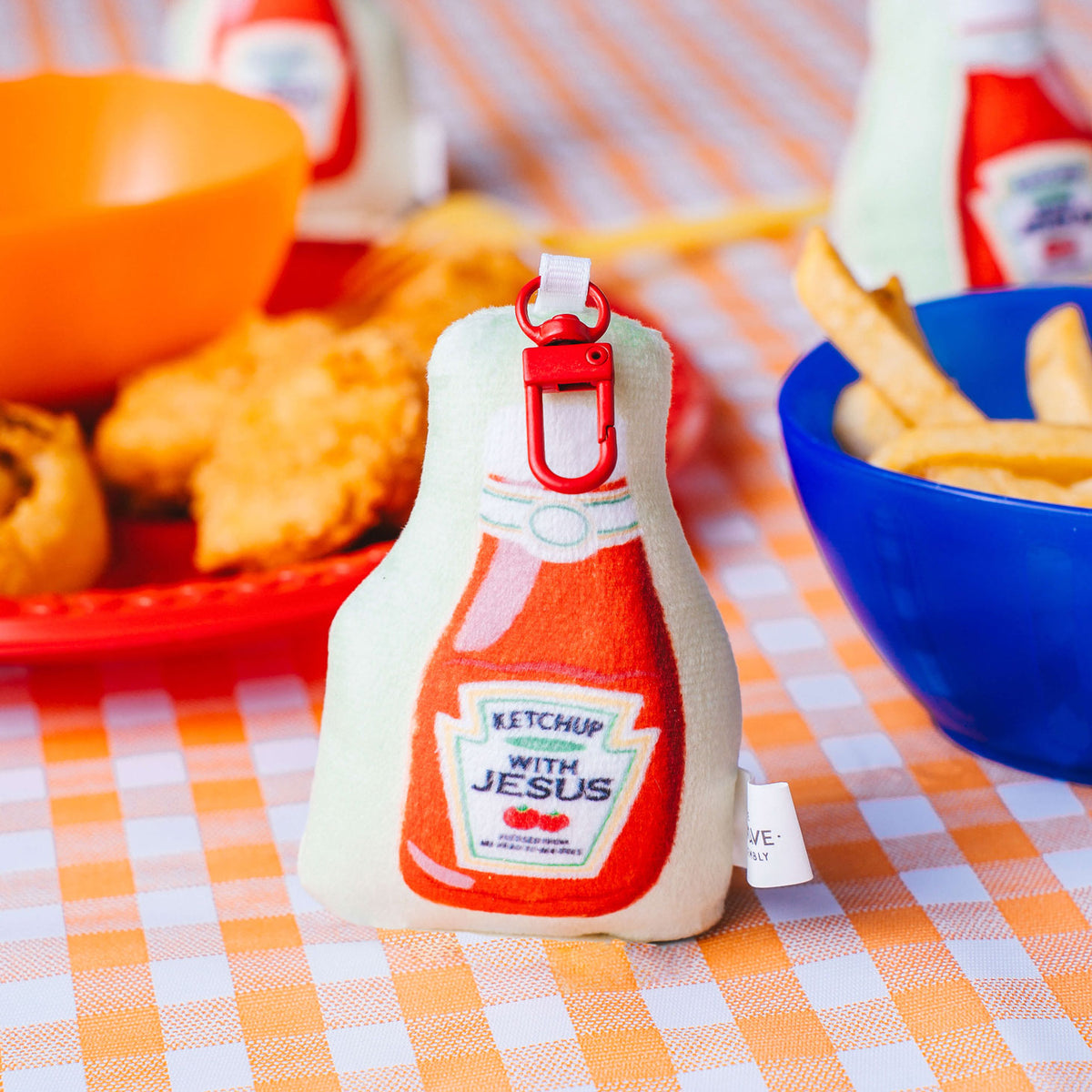 Ketchup With Jesus | Squishy Plushie Keychain | The Brave Assembly ...
