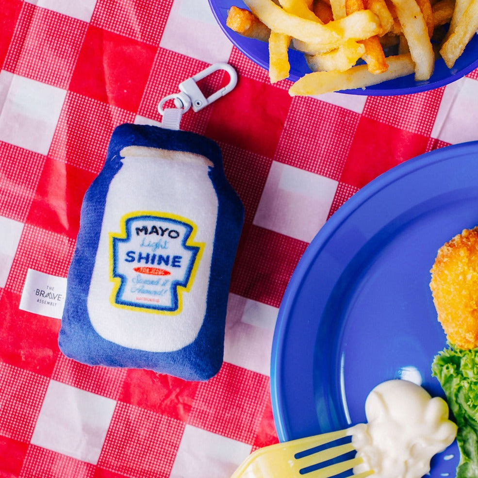 Mayo Light Shine | Squishy Plushie Keychain | The Brave Assembly – The ...