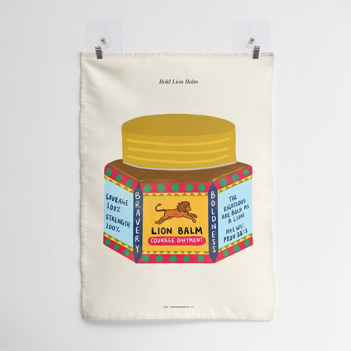 Bold Lion Balm | Small Wall Tapestry | The Commandment Co – The ...