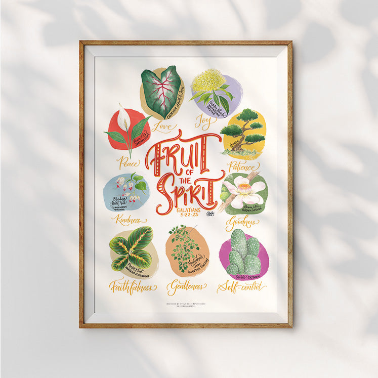 Fruit of the Spirit | Poster | Studio Seck x TCCo – The Commandment Co