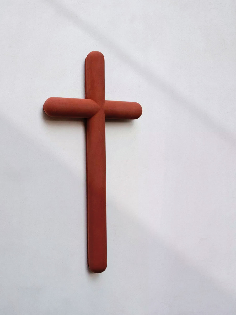 Minimalist Concrete Cross v2 {Wall Cross} – The Commandment Co