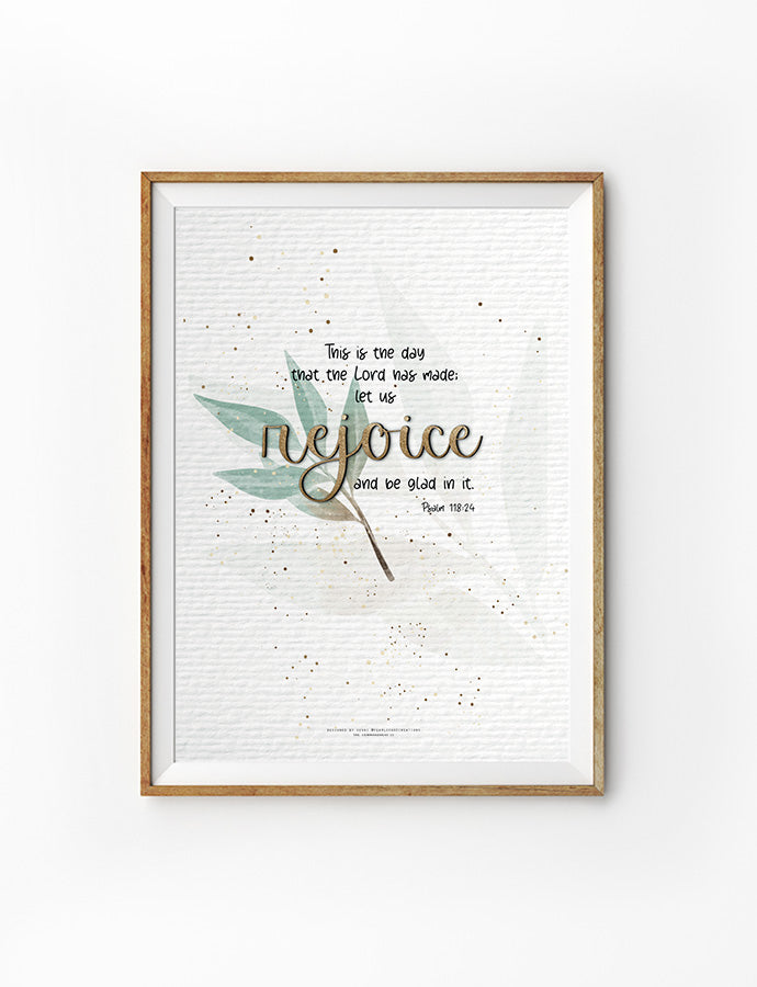Rejoice and Be Glad | Poster | The Commandment Co – The Commandment Co