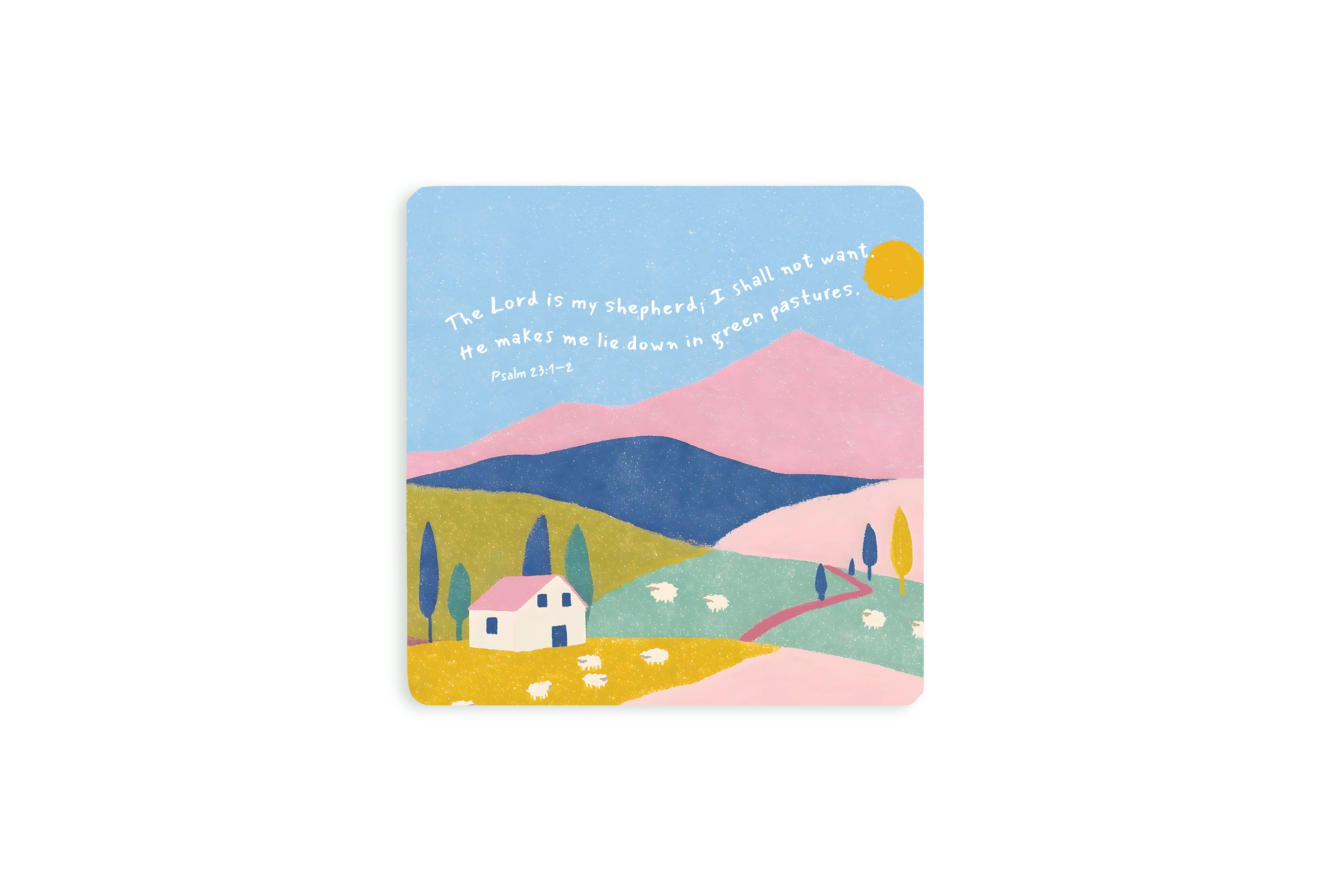 He makes me lie down in green pastures | Coasters | The Commandment Co ...