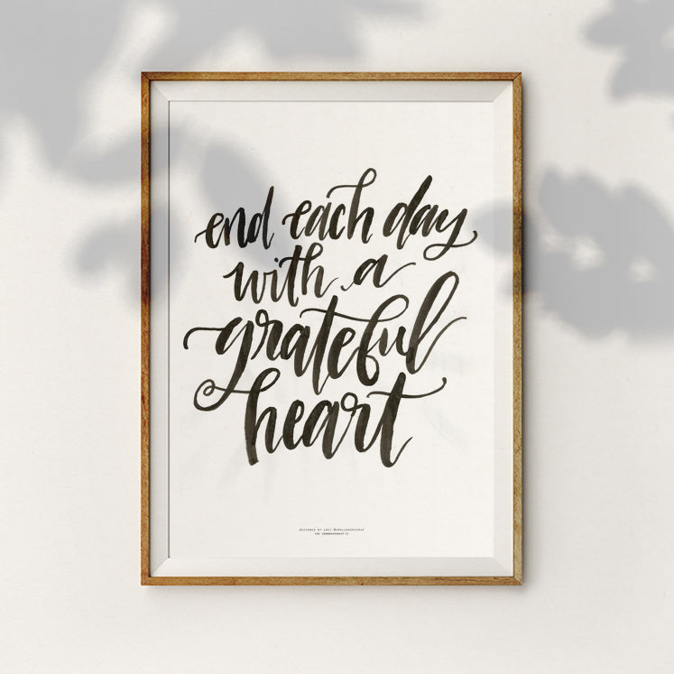 Grateful Heart | Poster | The Commandment Co – The Commandment Co
