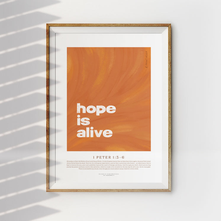 Hope Is Alive | Poster | The Commandment Co – The Commandment Co