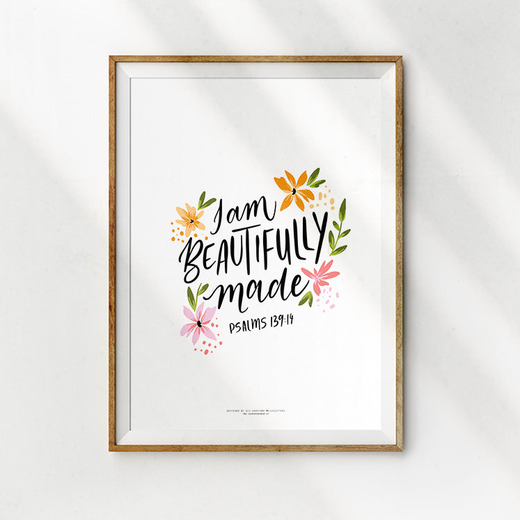 I Am Beautifully Made | Poster | The Commandment Co – The Commandment Co