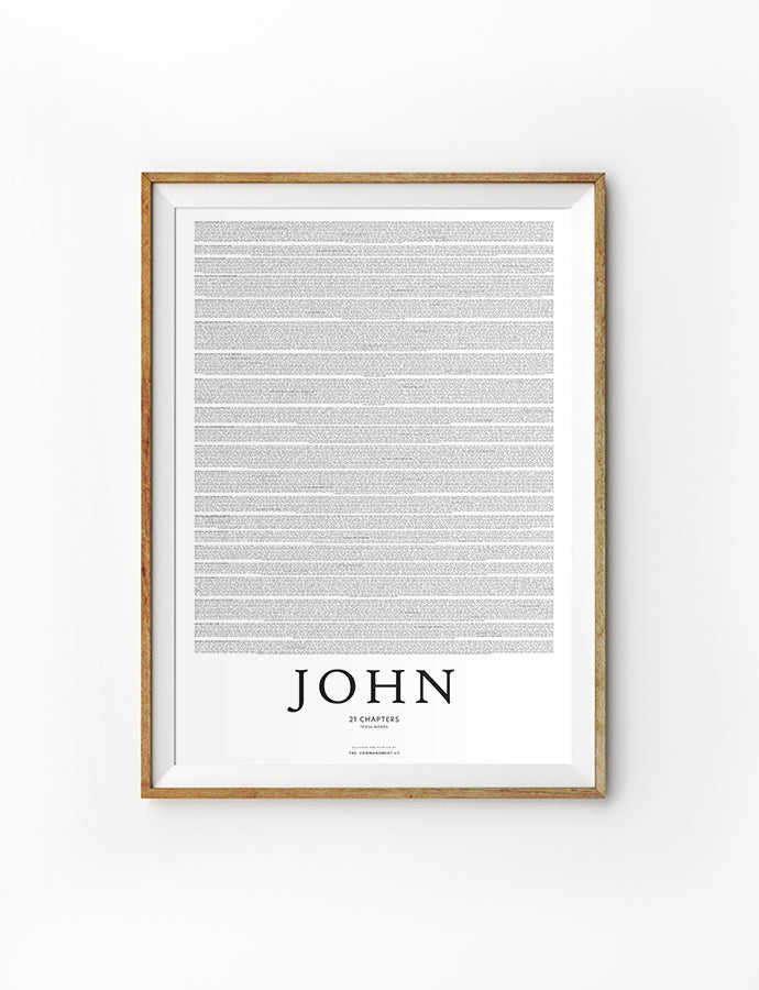 Gospel of John | Posters | The Commandment Co – The Commandment Co