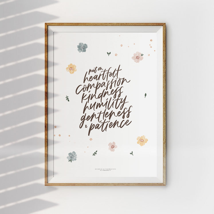 Put On Heartfelt Compassion | Poster | The Commandment Co – The ...